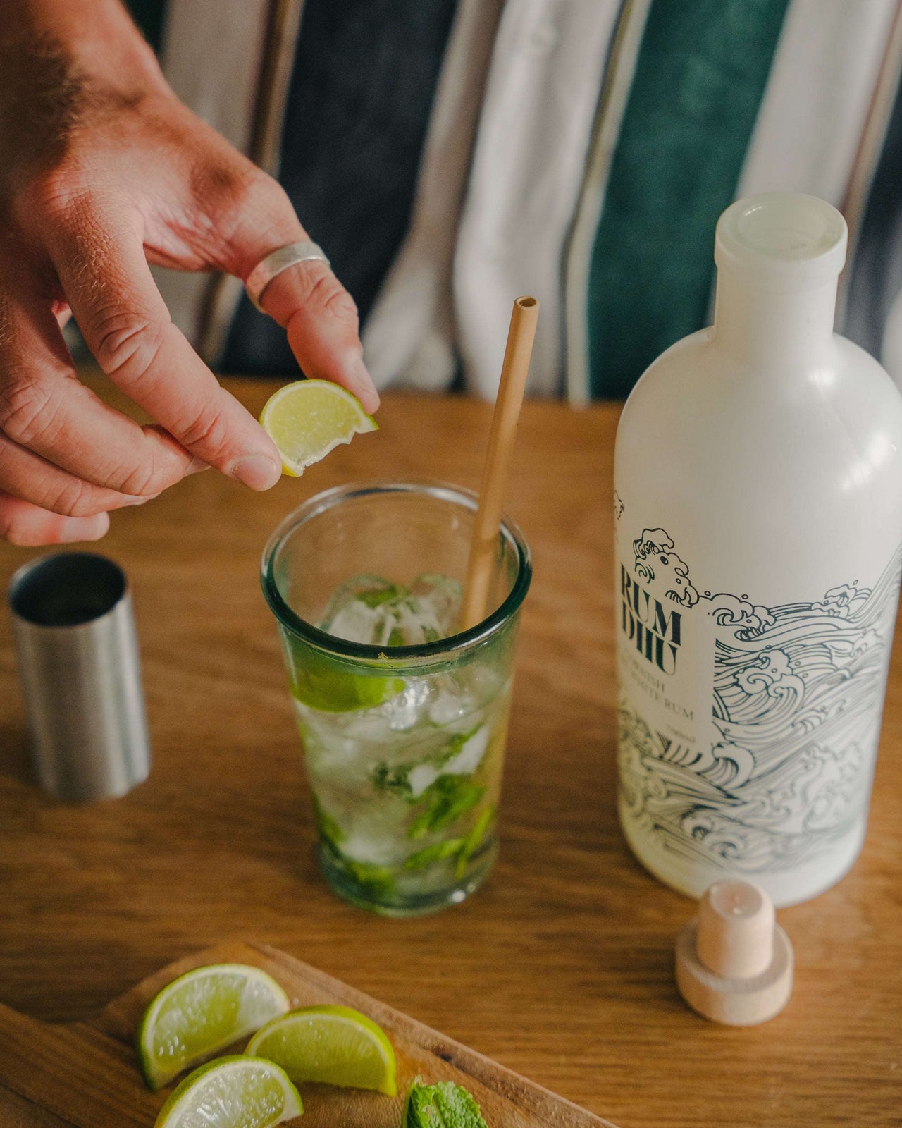 White Rum Dhu from Cornwall - 40% abv